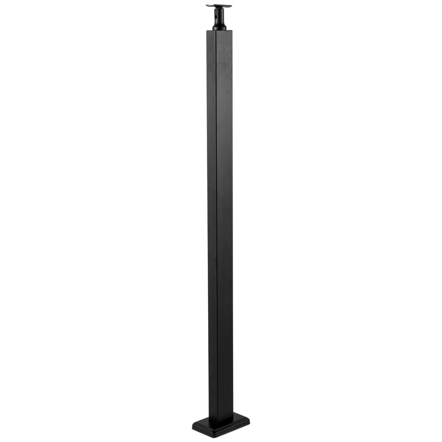 Vevor Cable Railing Post Deck Railing 42x2x2 Diy Post Without Holes Black
