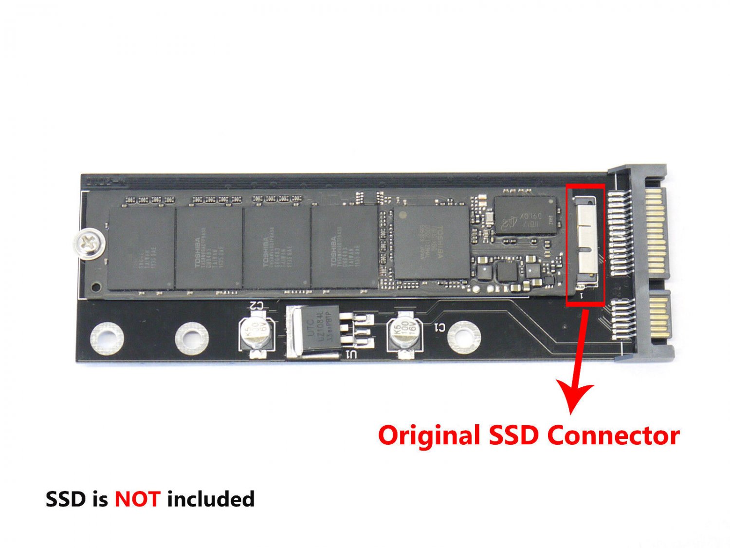 New Ssd Card To Sata Adapter Enclosure For Macbook Air 11"" 13"" A1370 ...