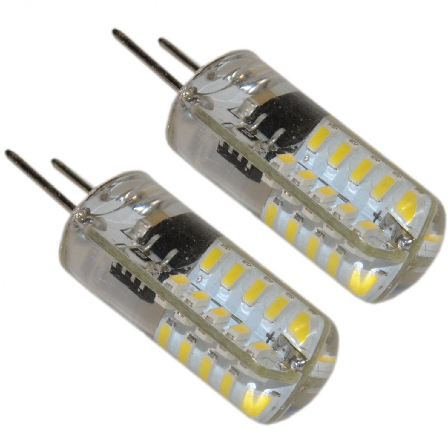 2-Pack G8 Bi-Pin 40 LED Light Bulb SMD 3014 for GE Over the Stove ...