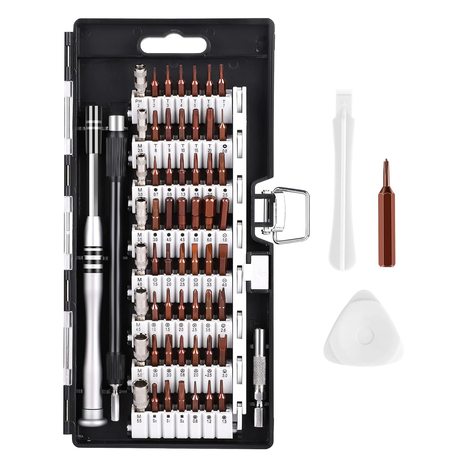 Precision Screwdriver Set, 63 In 1 With 57 Bits Screwdriver Kit ...