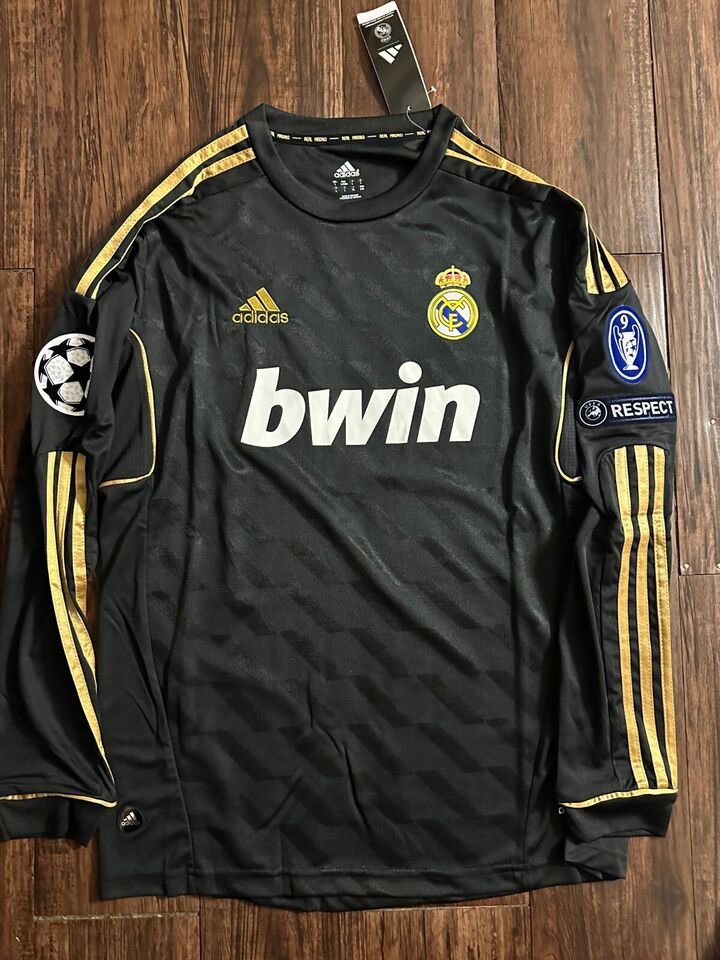 Real Madrid Ronaldo #7 2011/2012 Away Kit Jersey Ronaldo Long Sleeve