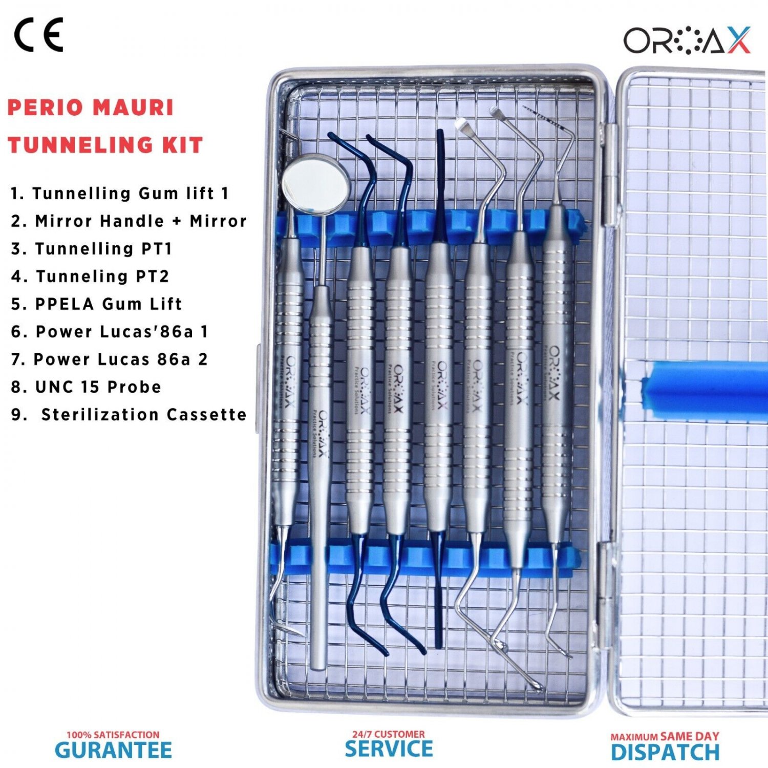 Mauri Tunneling Kit Root Canal Therapy Wisdom Tooth Extraction Dental ...