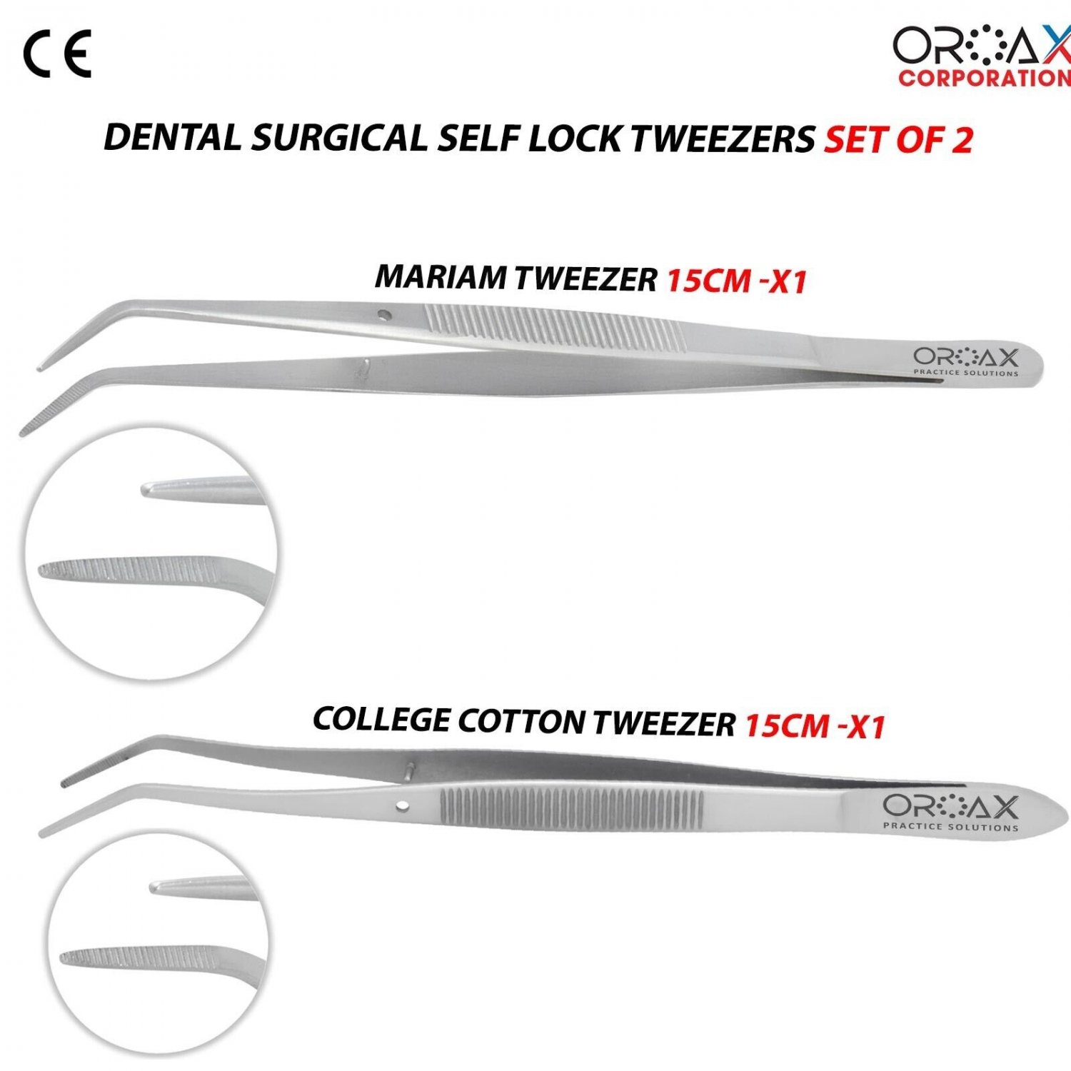 Dental Self Locking Tweezer London College Surgical Cotton Dressing ...