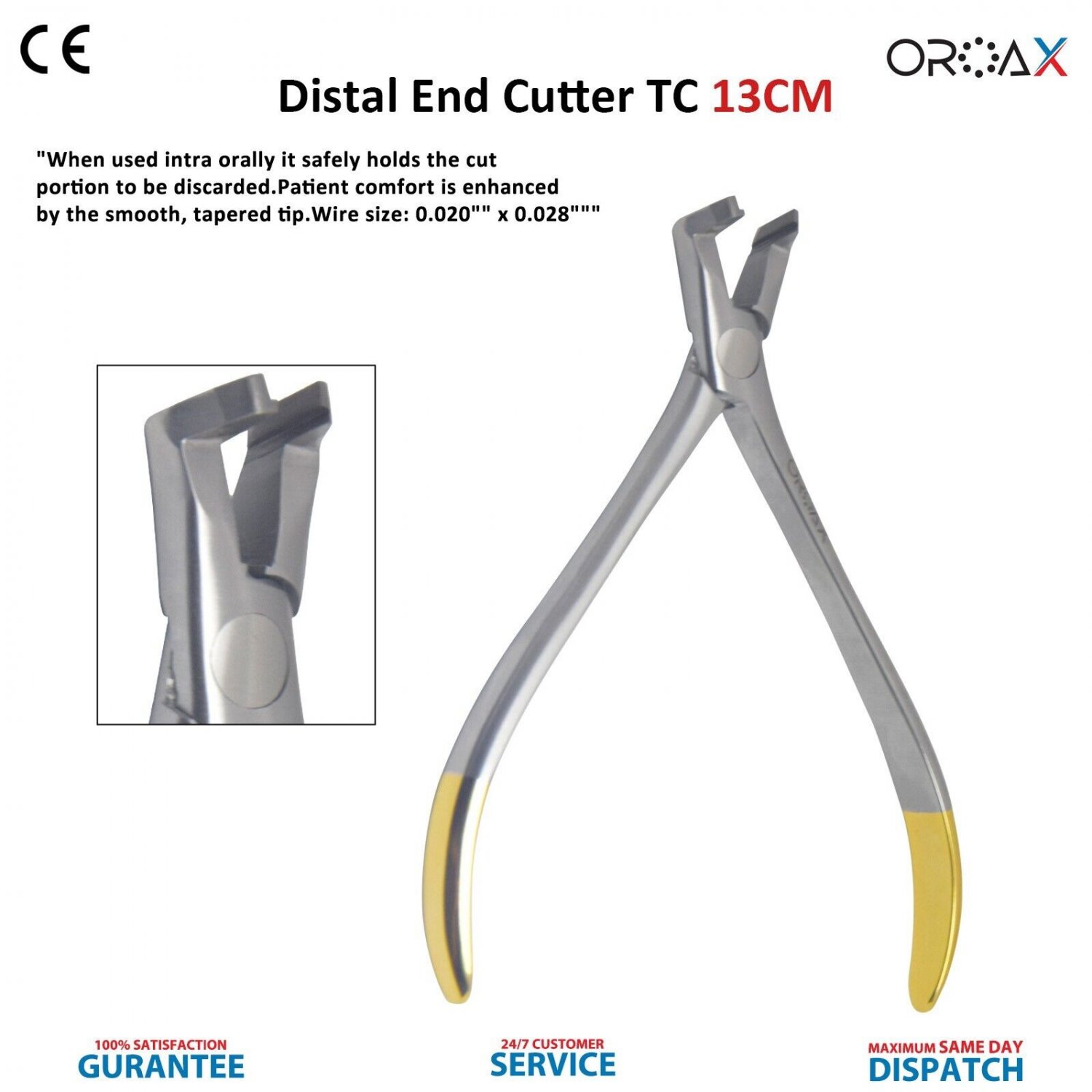Orthodontics Distal End Buccal Tube Hard Arch Wire Cutting Ortho Pliers ...
