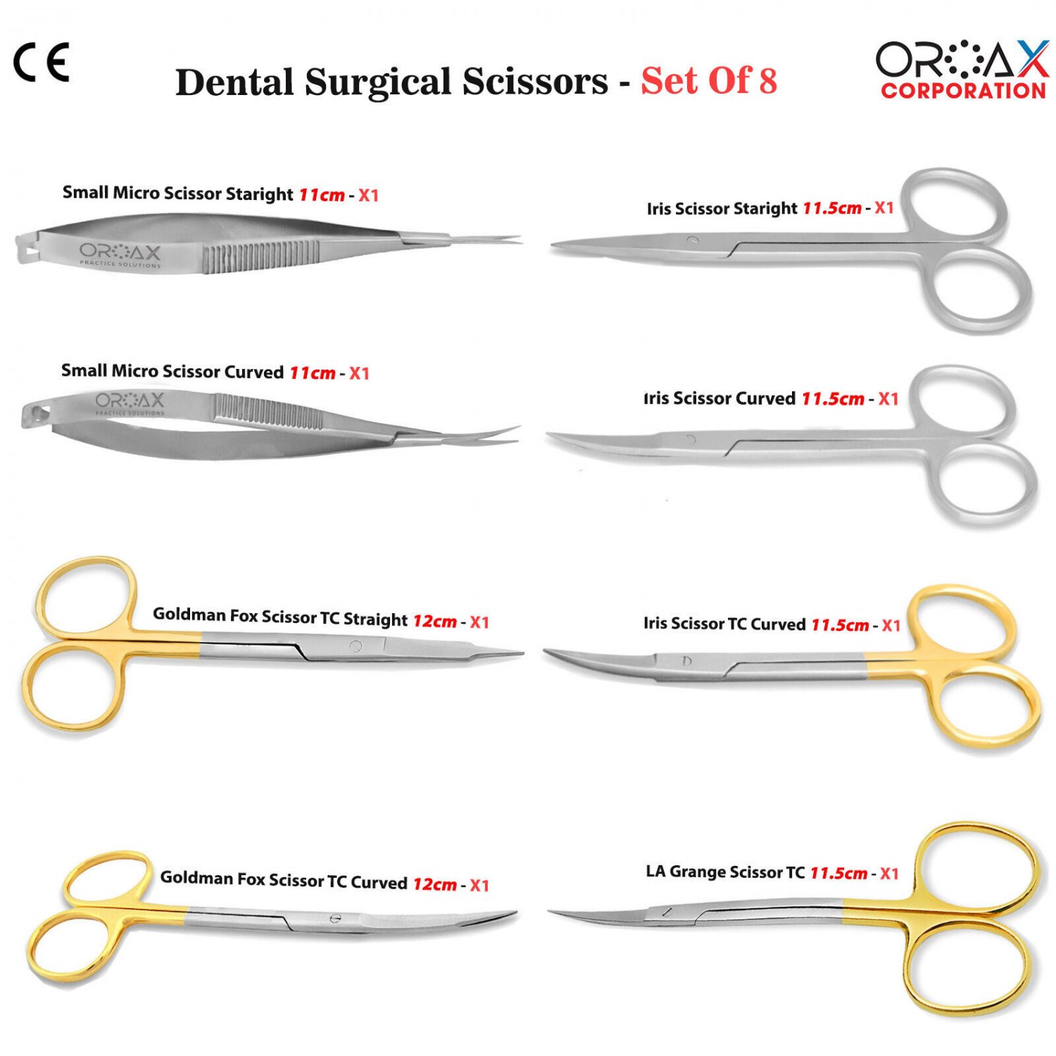 Dental Surgical Scissors Tissue Dissecting Micro Suture Dissecting ...