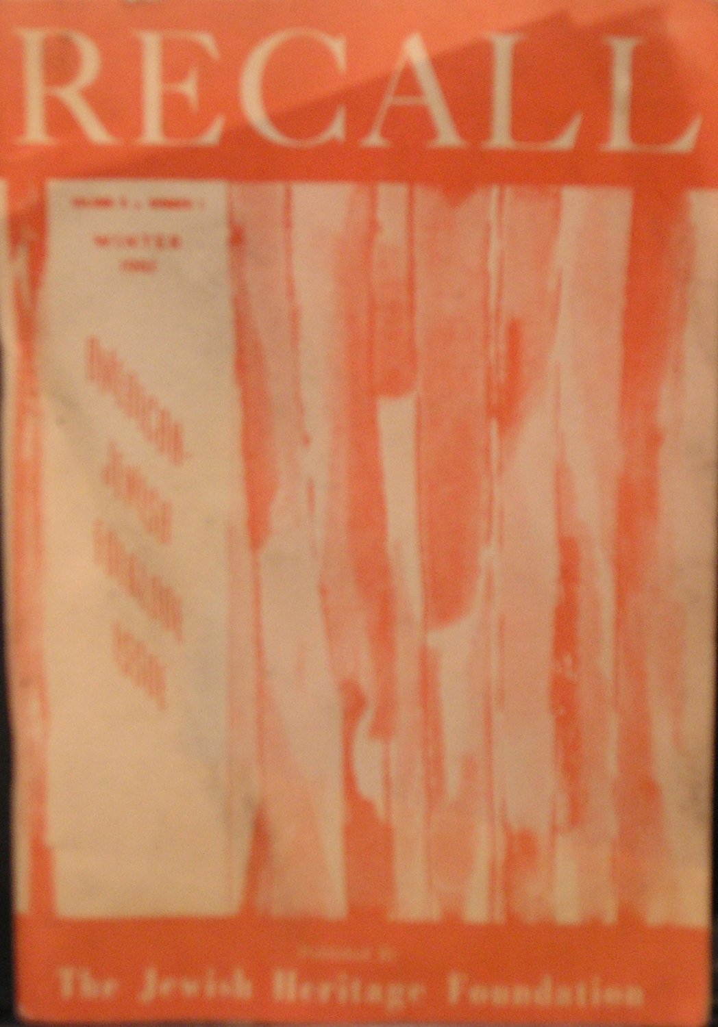 Recall, Los Angeles, CA, 1959-1961 [Newspaper]