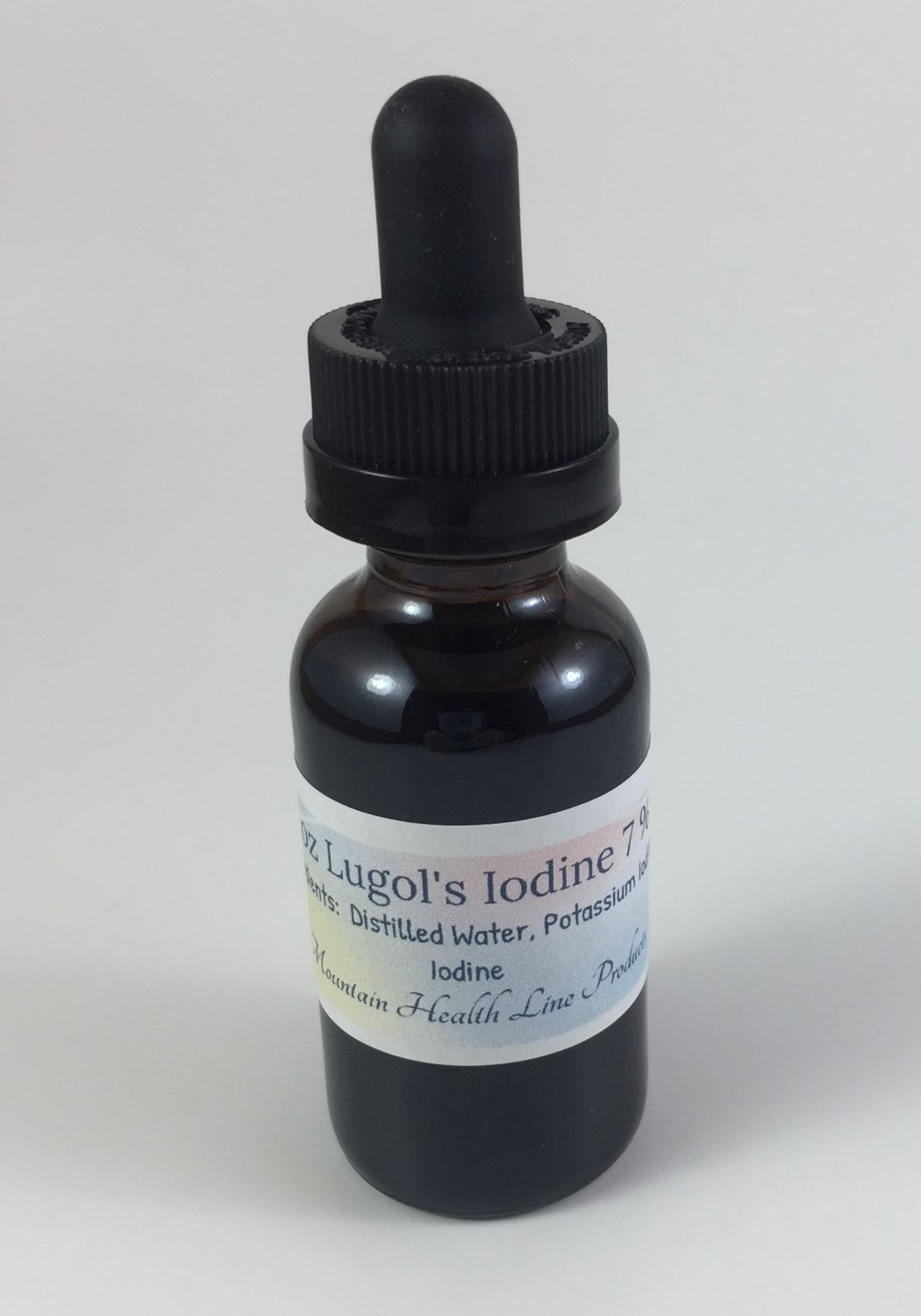 1 oz Lugol's Solution Iodine 7 % Potassium Iodide Iodine Glass Dropper ...