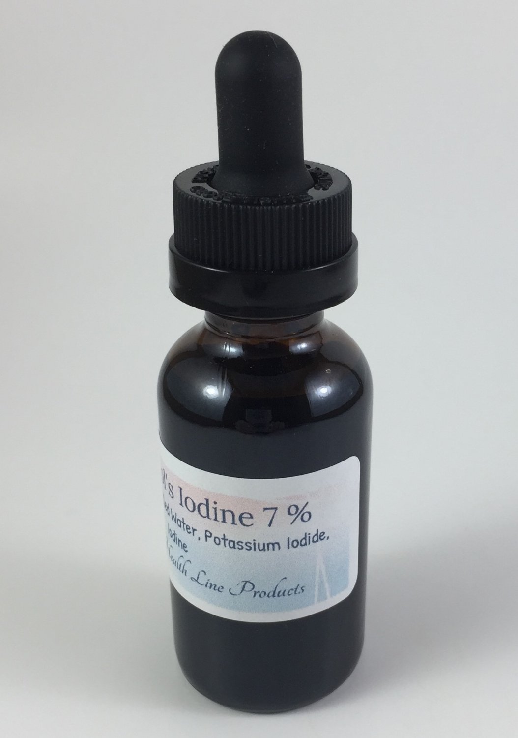 1 oz Lugol's Solution Iodine 7 % Potassium Iodide Iodine Glass Dropper ...