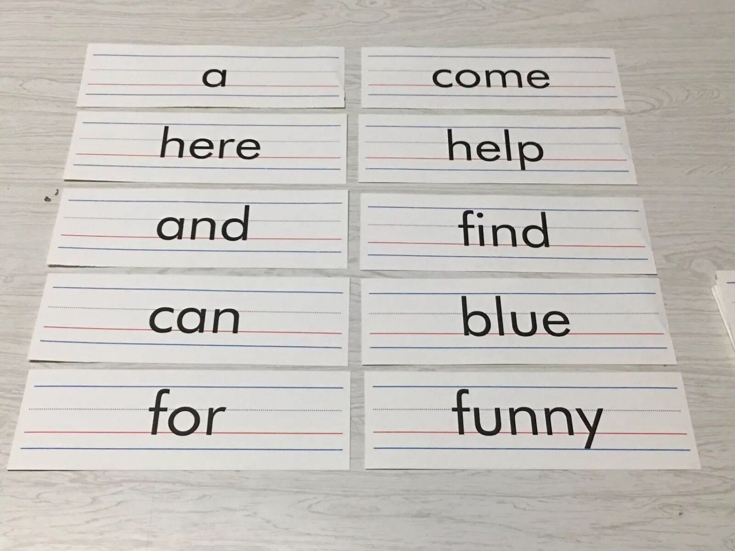 Pre Primer Dolch Sight Words Set of 40 Words Cards Teacher Homeschool NEW