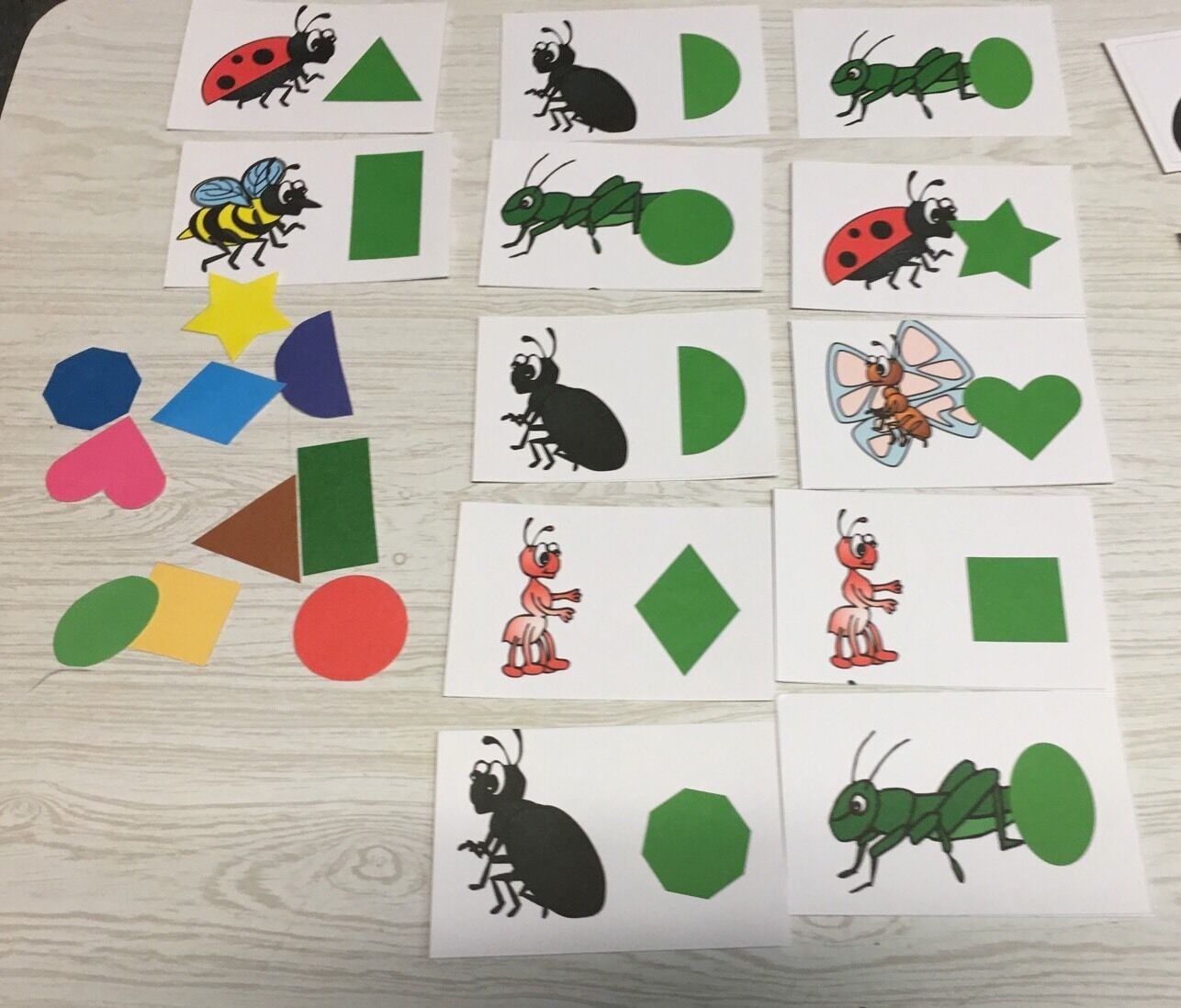 INSECTS-THEMED Learning Activities Package LAMINATED preschool Daycare