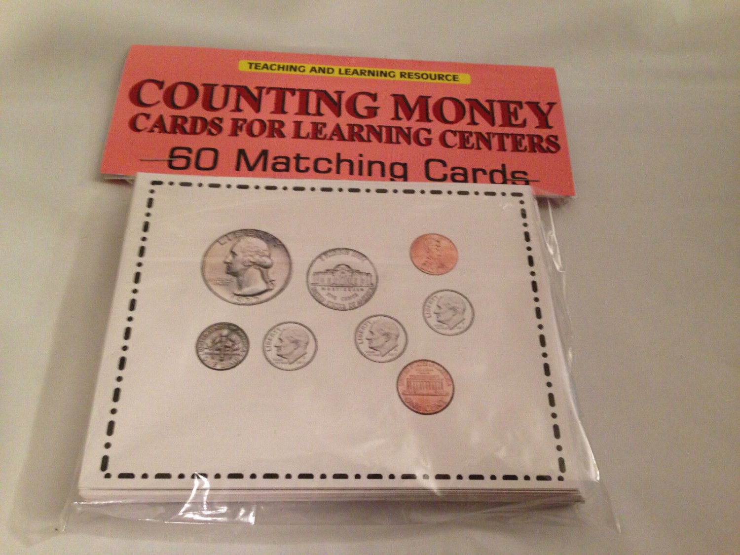 Counting Money - Cards for Learning Center 60 Cards- math money ...