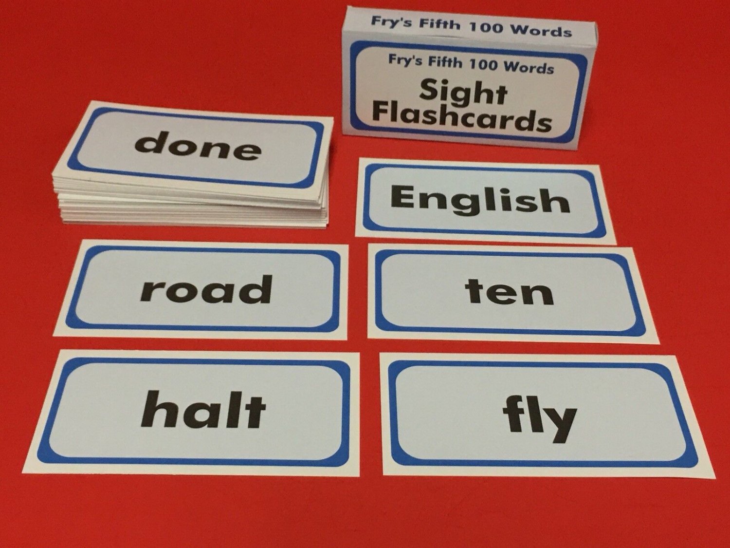 Fry's Fifth Hundred Words - Reading - Fry Sight Word Flash Cards - 100 ...