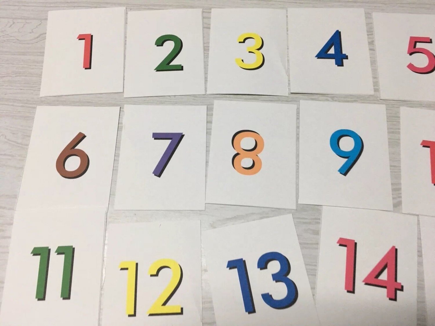 Number and Counting Matchup - Laminated Activity Set - Teaching Supplies