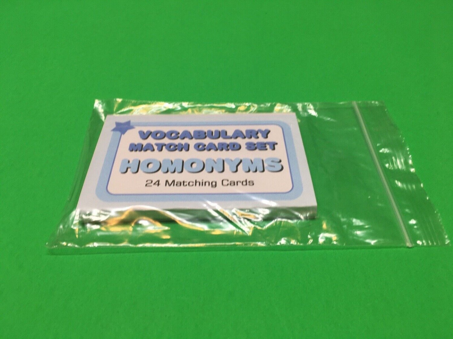 Homonyms - Learning Flash Cards For Kids - Educational