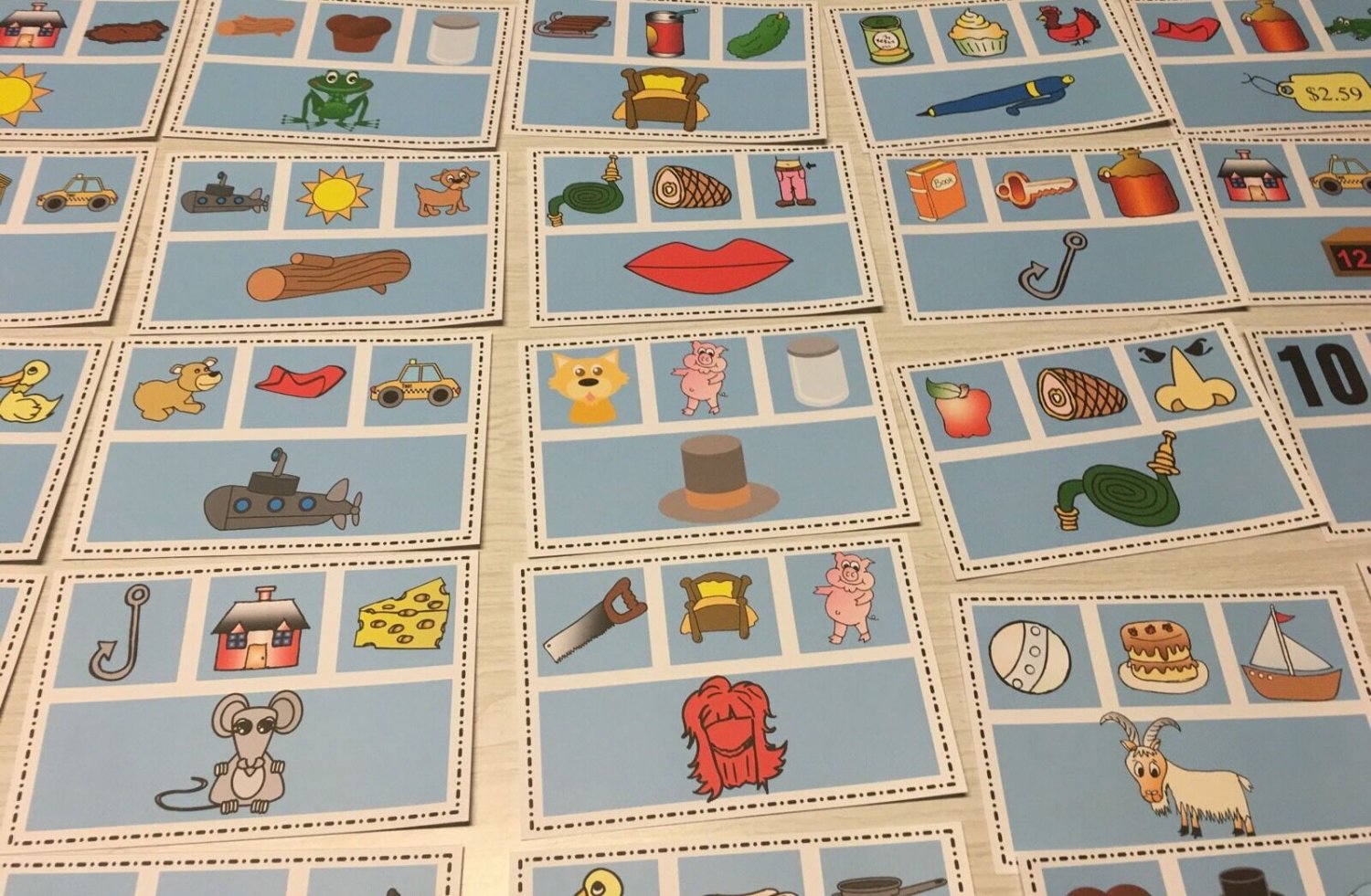 Rhyming Words Activity Kit