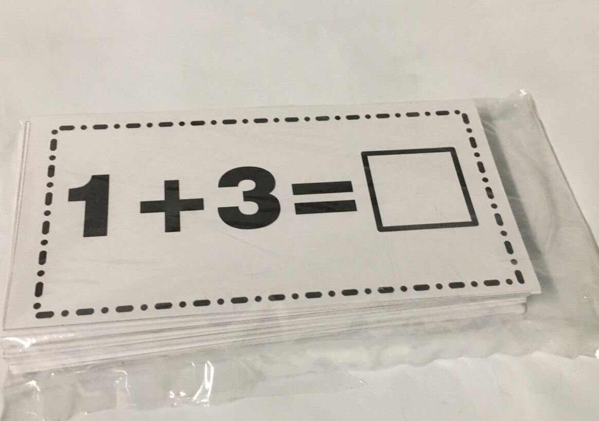 Addition Fact 0 - 10 - Sums Up To Ten Cards Set - Math Preschool ...