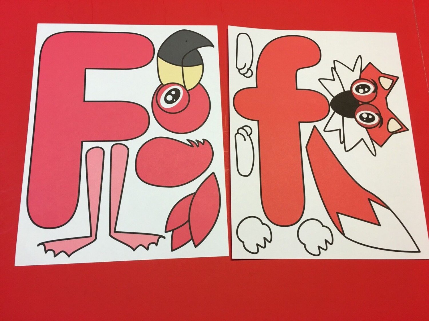 Ff- Alphabet Art (Set of 20) - Art Activities For Classroom - Paper ...