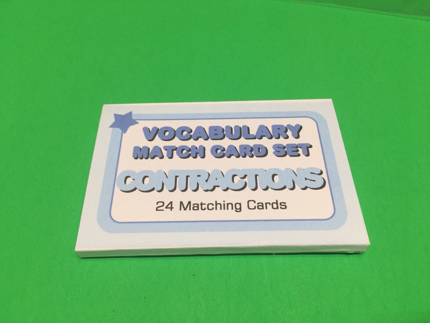 Contractions - Learning Flash Cards For Kids - Educational