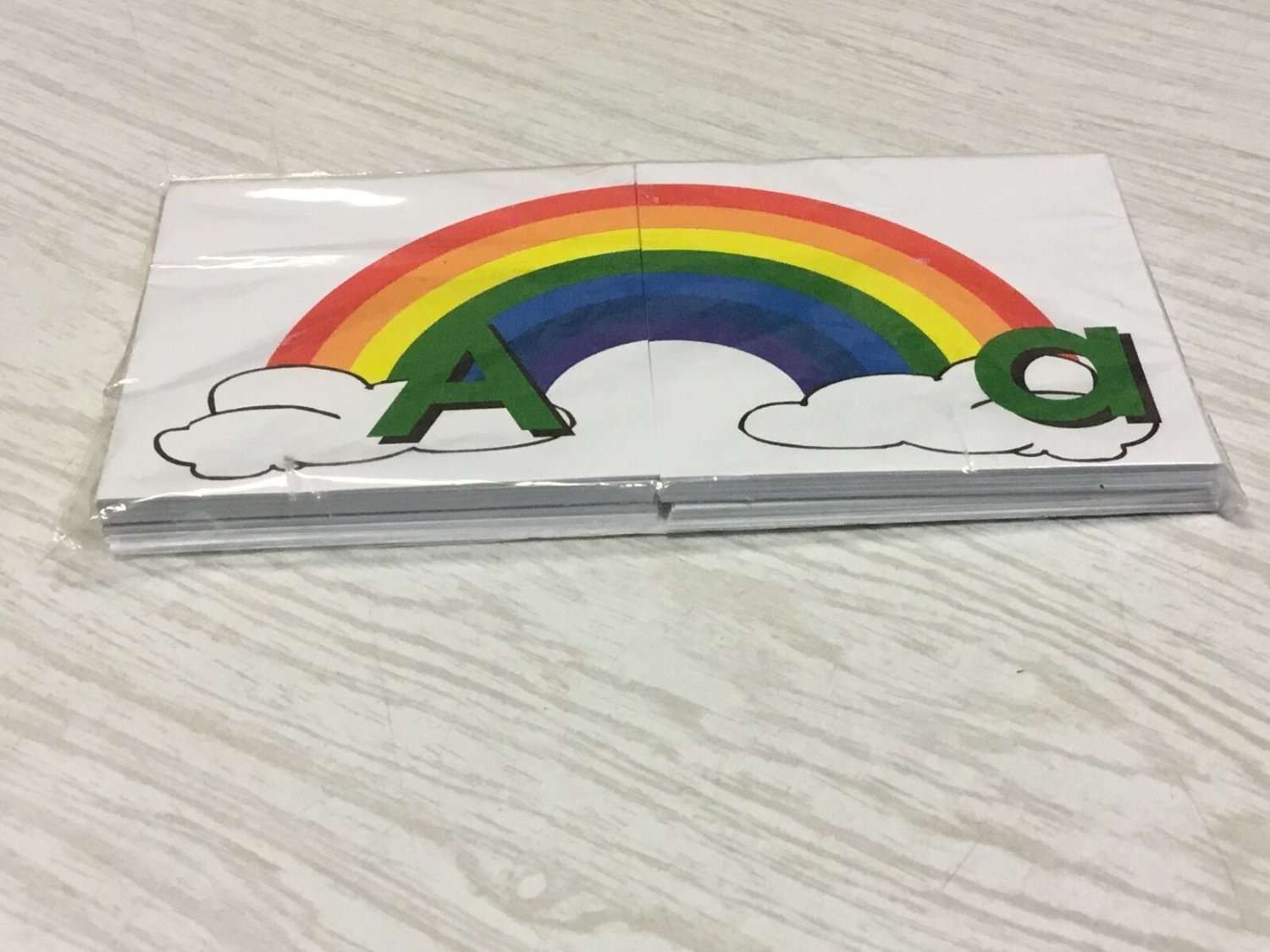RAINBOW - Uppercase Lowercase Match - Teaching Supplies READING