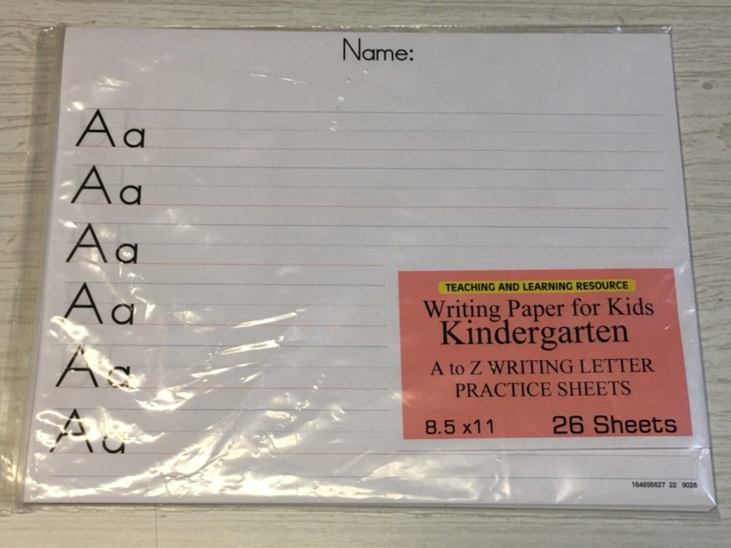 Writing Paper for Kids - Kindergarten A to Z WRITING LETTER practice sheets