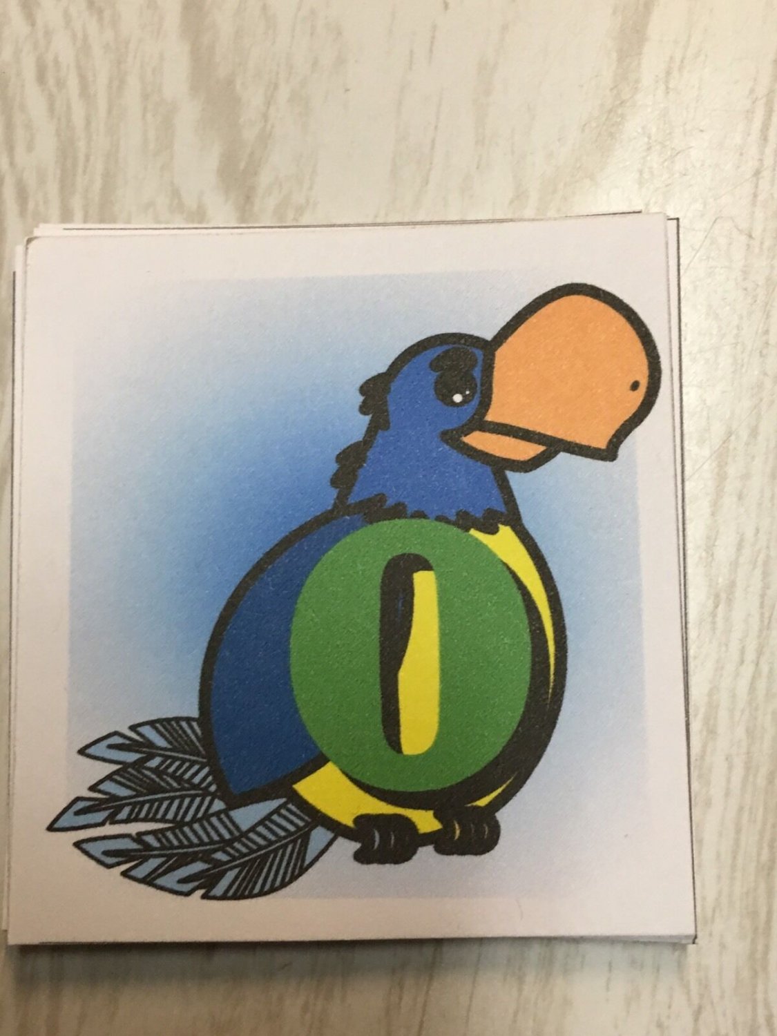Parrots - 0-10 Number Cards - Laminated Card Set- Pre-school- Kindergarten