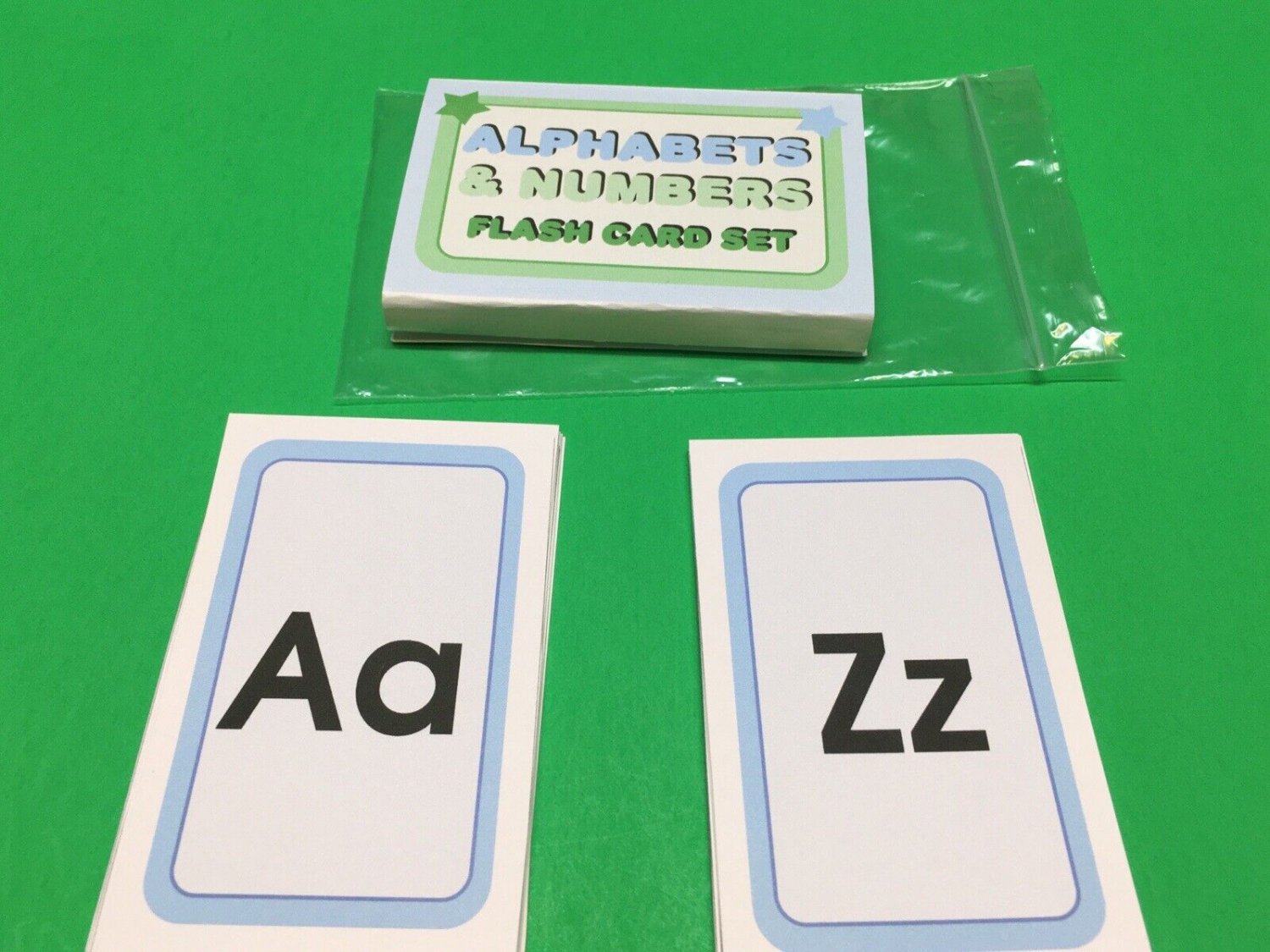 Letters & Numbers - Learning Flash Cards For Kids - Educational