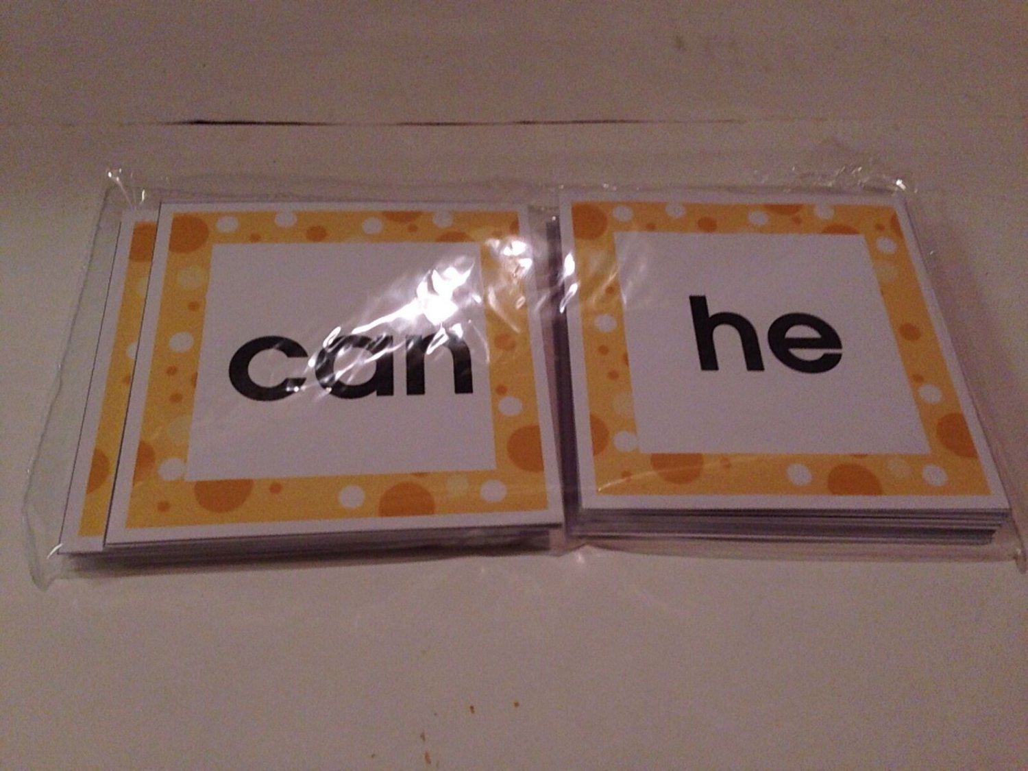 SIGHT WORD - Laminated Cards Set - 72 word cards