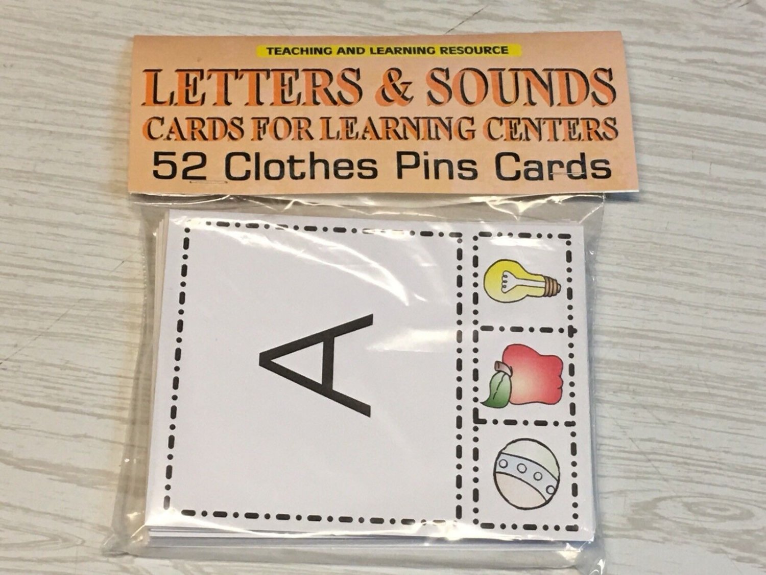 Letter & Sounds - Upper/ Lowercase Flashcards for Preschool 52 Cards ...