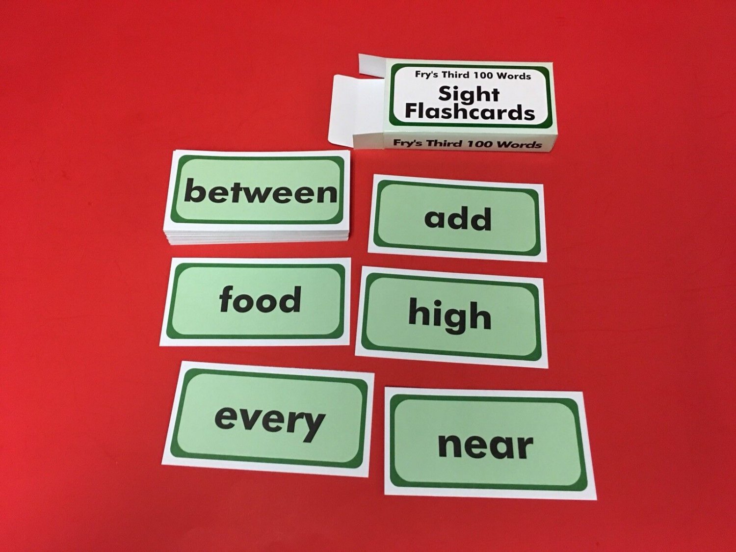 Fry's Third Hundred Words - Reading - Fry Sight Word Flash Cards - 100 ...