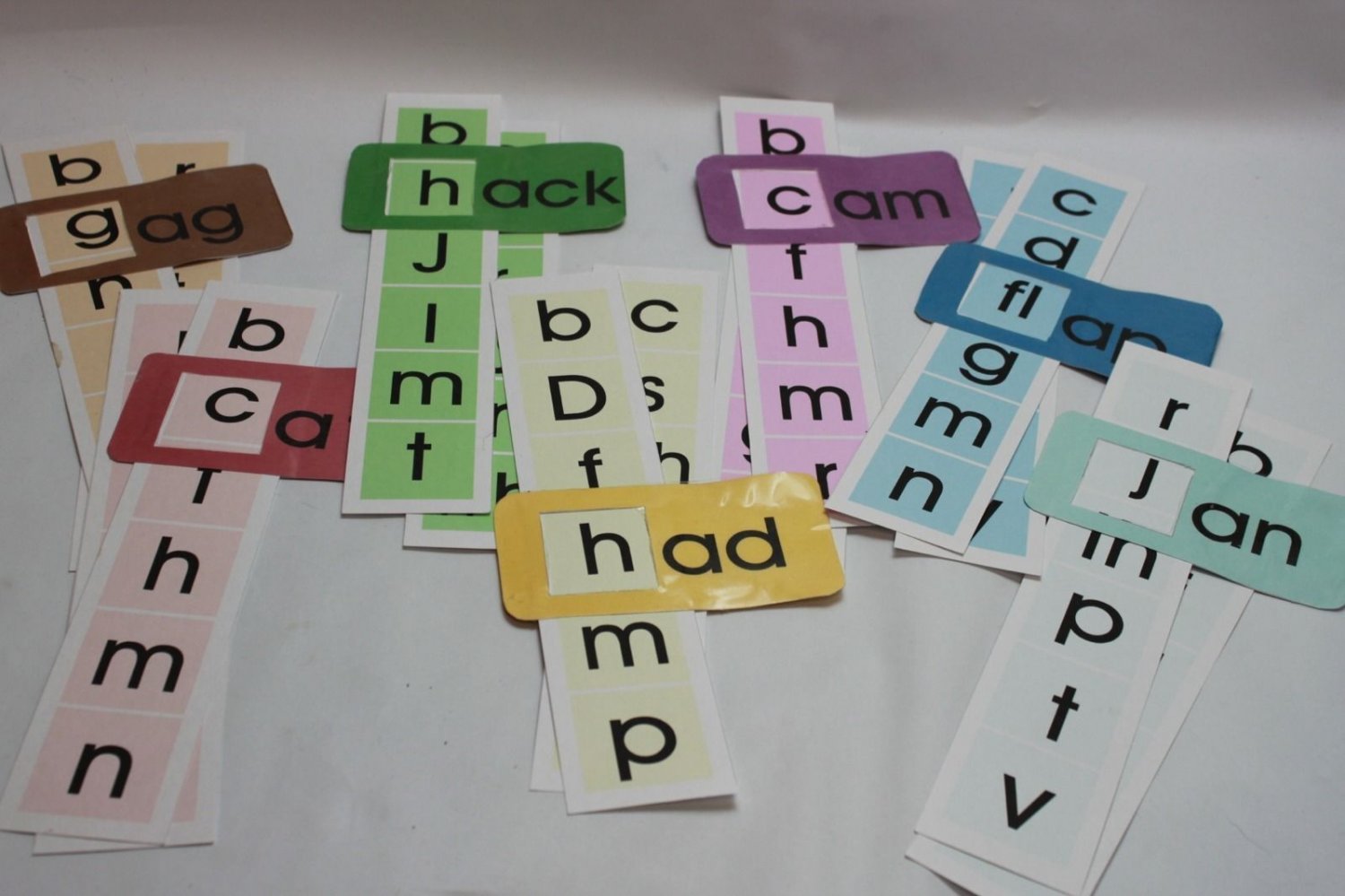 Short O - Blending Sliders Set - 8 Laminated blending sliders