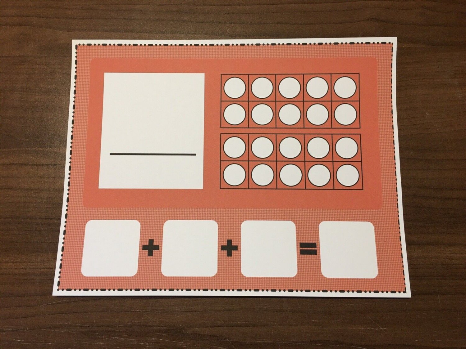 Set of 10 - Up to 20 - 3 digit Addition Laminated Math Work Mats #26 ...