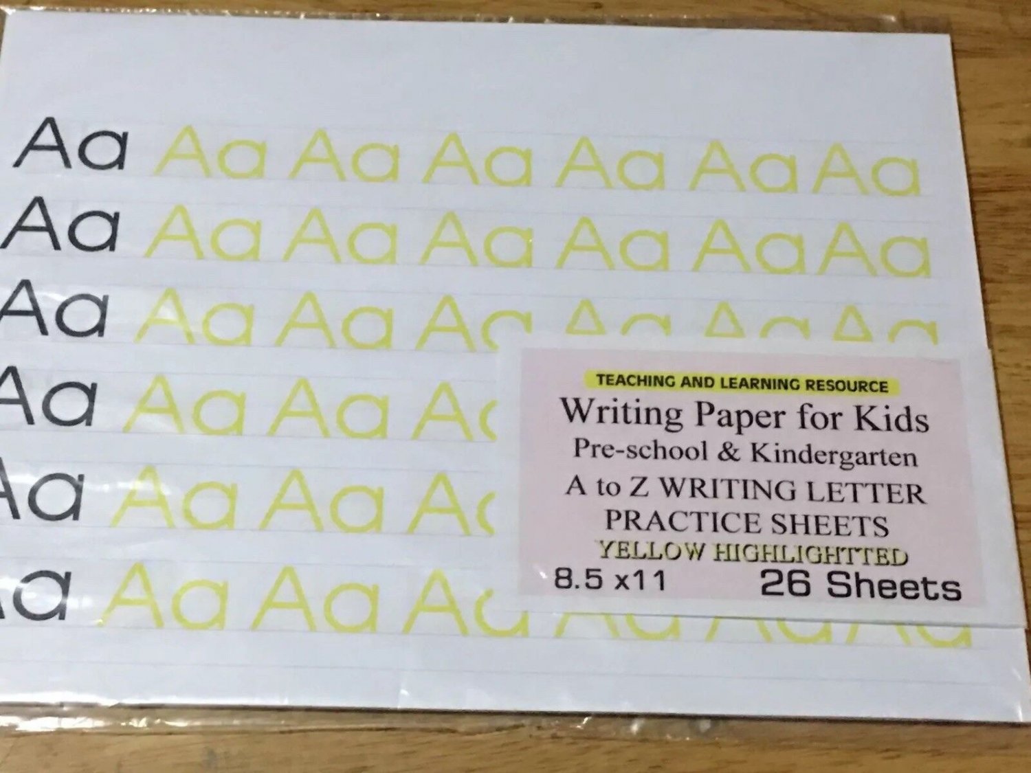 Writing Paper for Kids - A to Z WRITING LETTER PRACTICE SHEETS #2