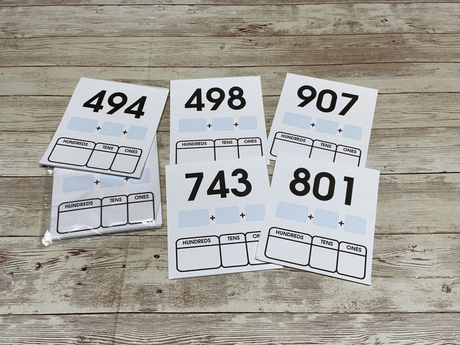 Place Value Two Ways - Math Center - Dry Erase - 30 Laminated Activity ...