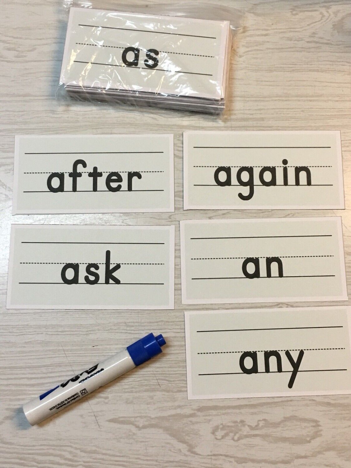 Dolch Primer Sight Word Kit - 52 LAMINATED FLASH CARDS