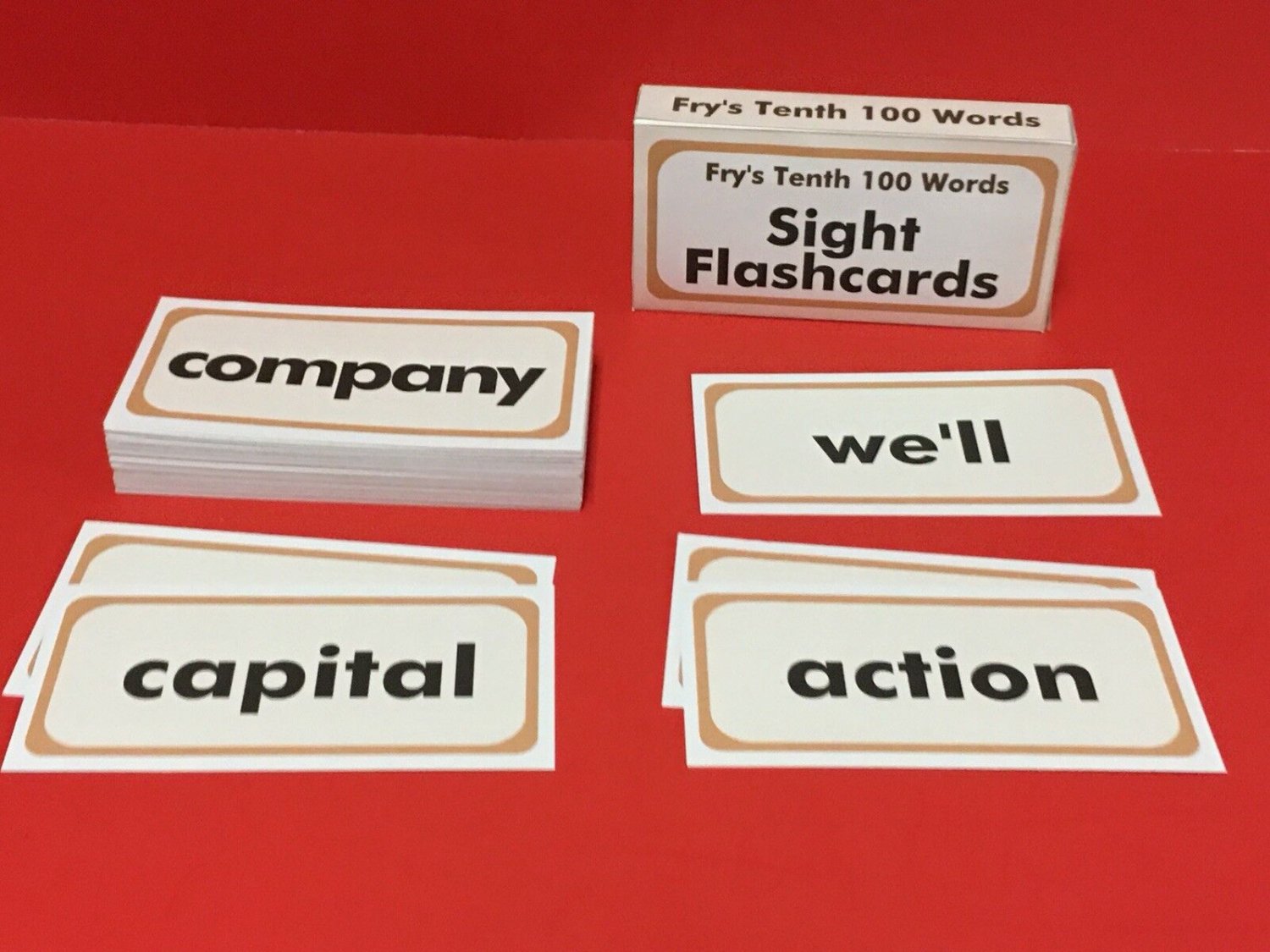 Fry's Tenth Hundred Words - Reading - Fry Sight Word Flash Cards - 100 ...