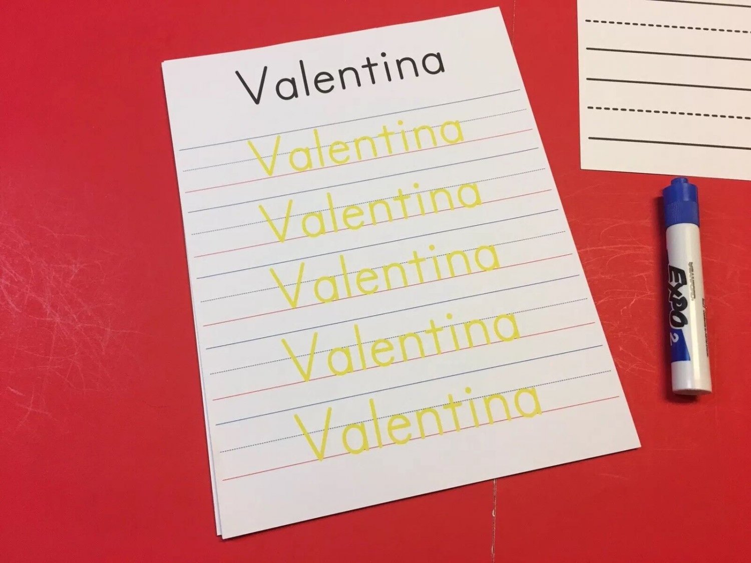 Set of 2- CUSTOM Names Handwriting Kit - PERSONALIZED FOR YOU CHILD ...