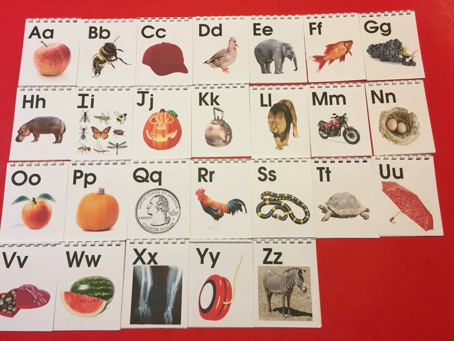 26 Alphabet Picture Flip Booklets (A to Z ) Complete Set - Homeschool ...