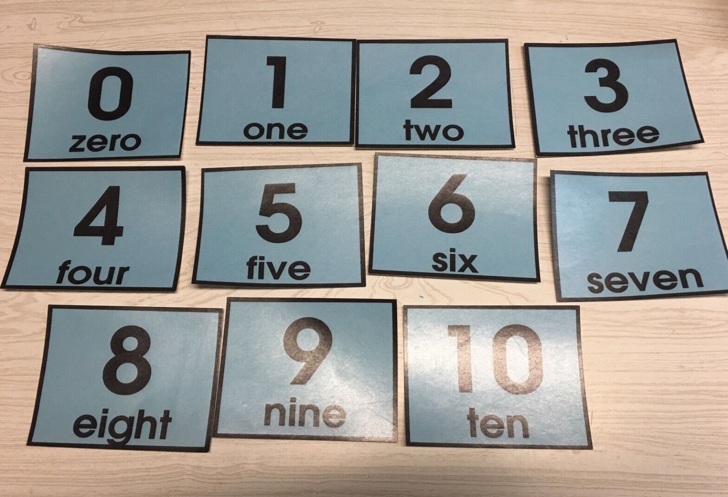 NUMBERS 1-10 - Wall Postables - Classroom Wall decor