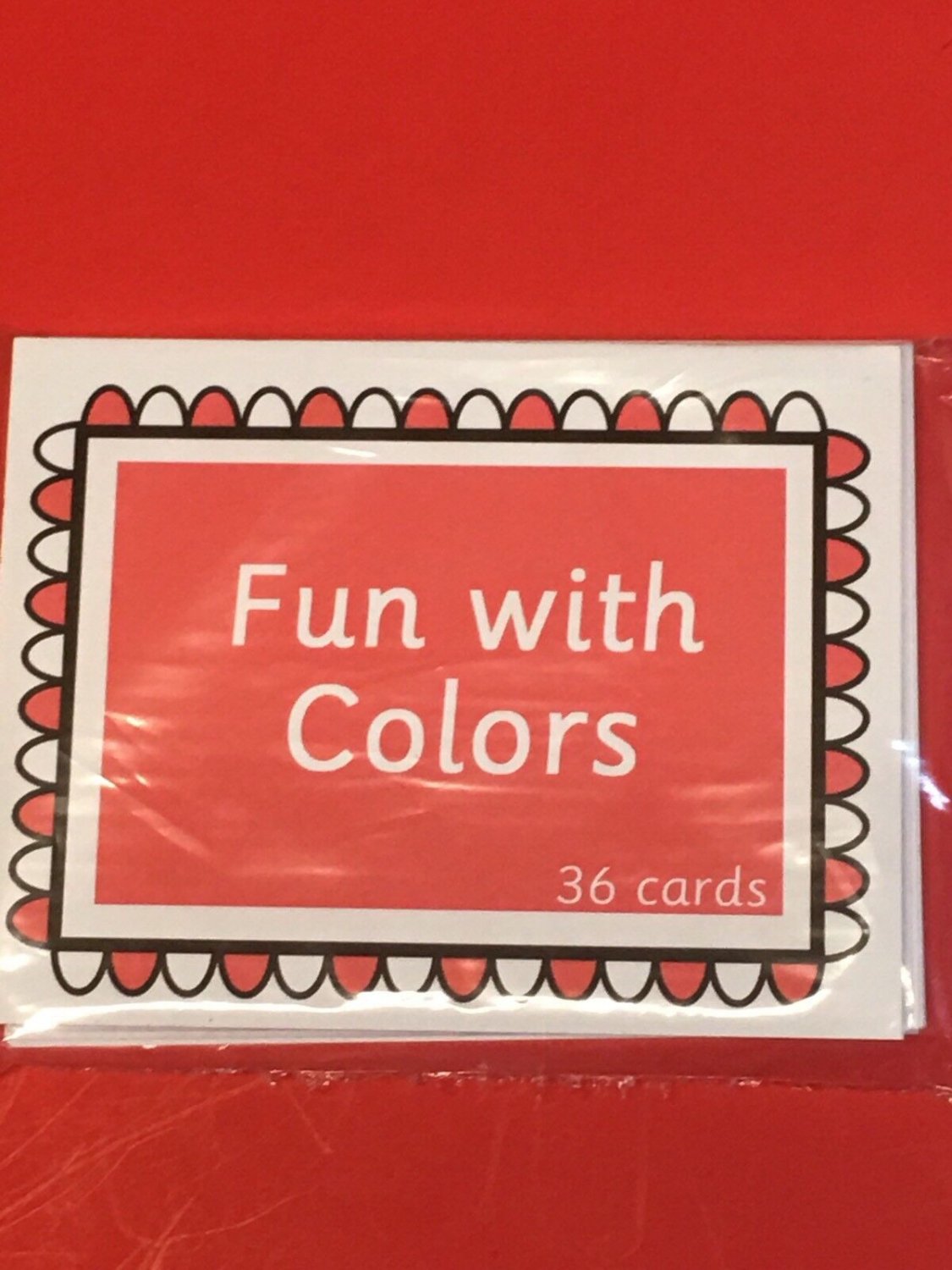 Preschool Learning Fun with Colors - FUN WITH LEARNING FLASH CARDS