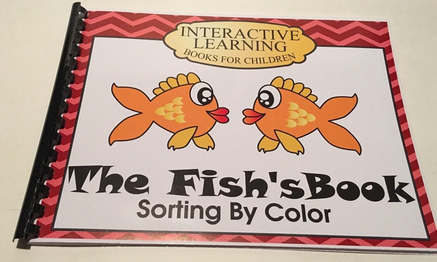 Interactive Learning Books for Children -Sort Color- w/ 36 Laminated Cards