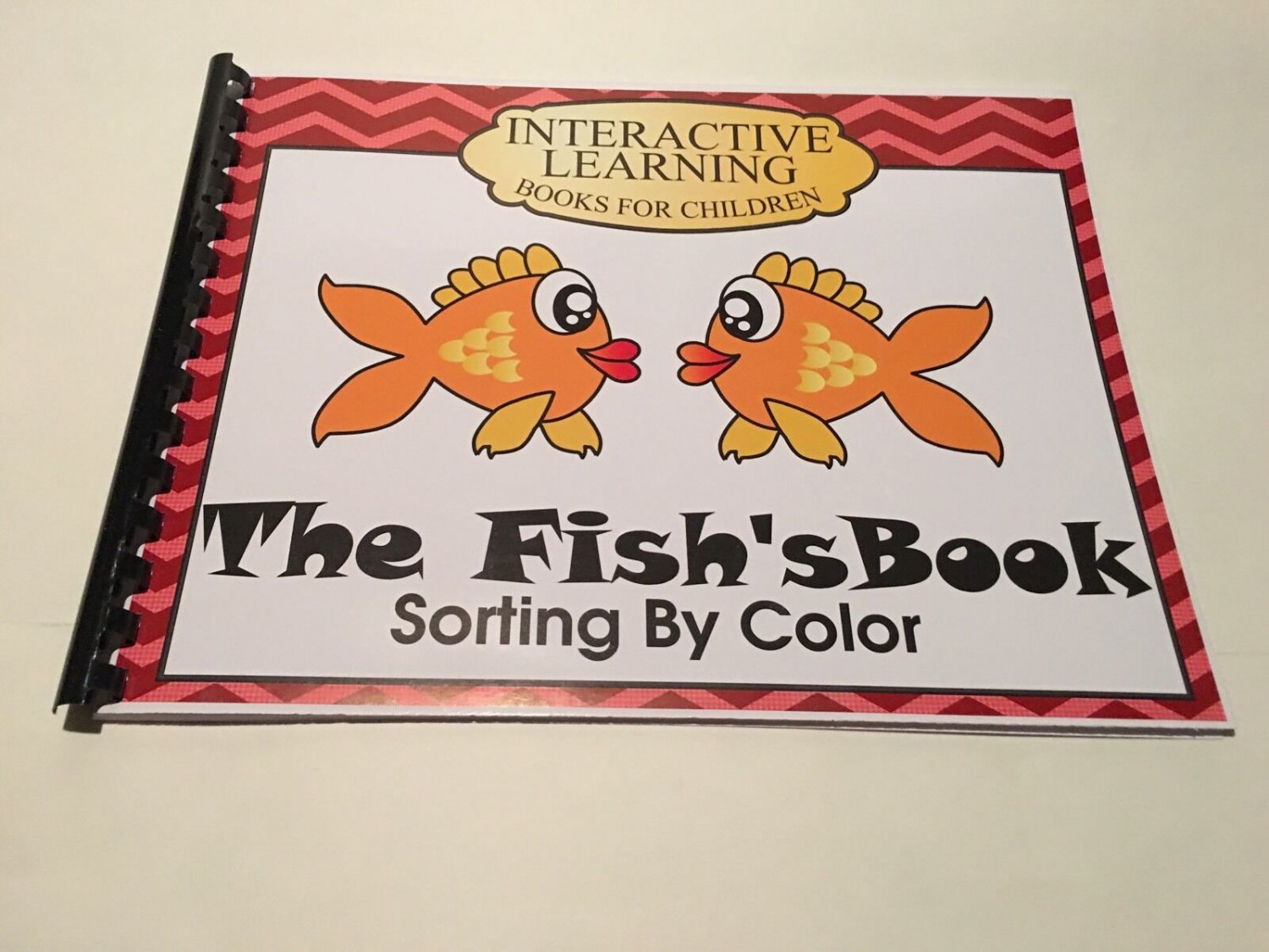 Interactive Learning Books for Children -Sort Color- w/ 36 Laminated Cards