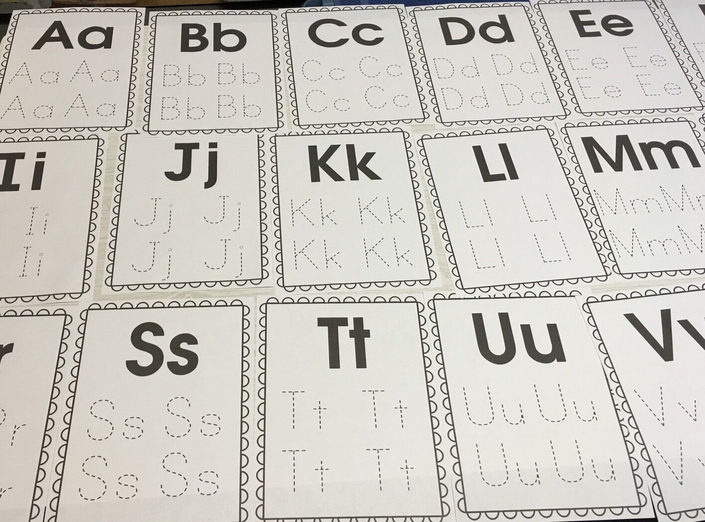 Early Writers Alphabet & Numbers - 52 BlackLine Masters Sheets- Preschool