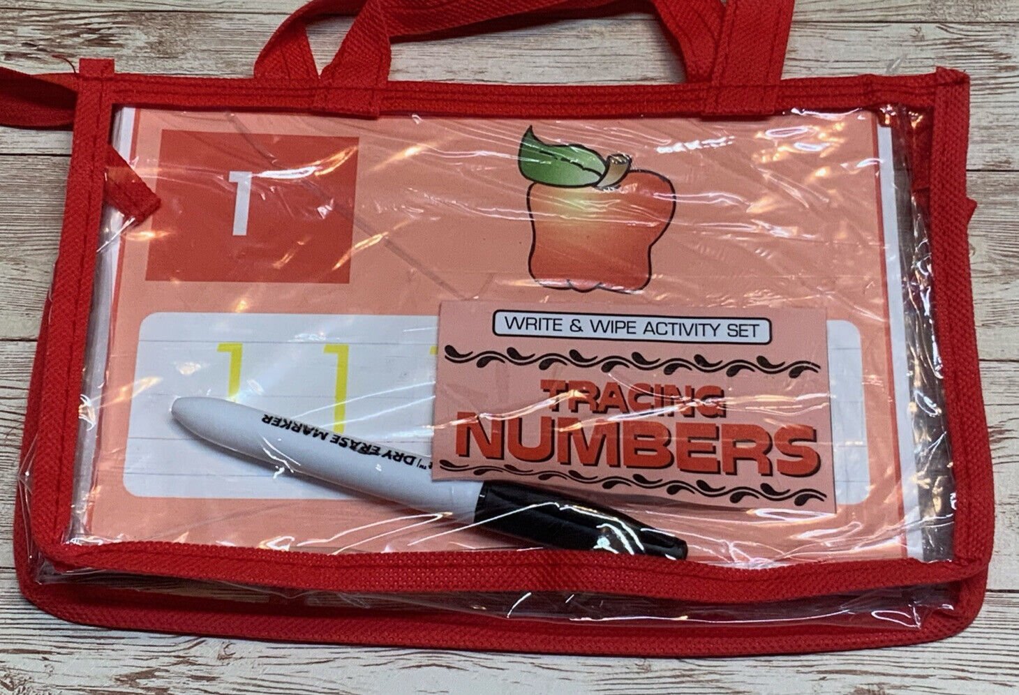 Write & Wipe Activity Set - Tracing Numbers - Learning Center