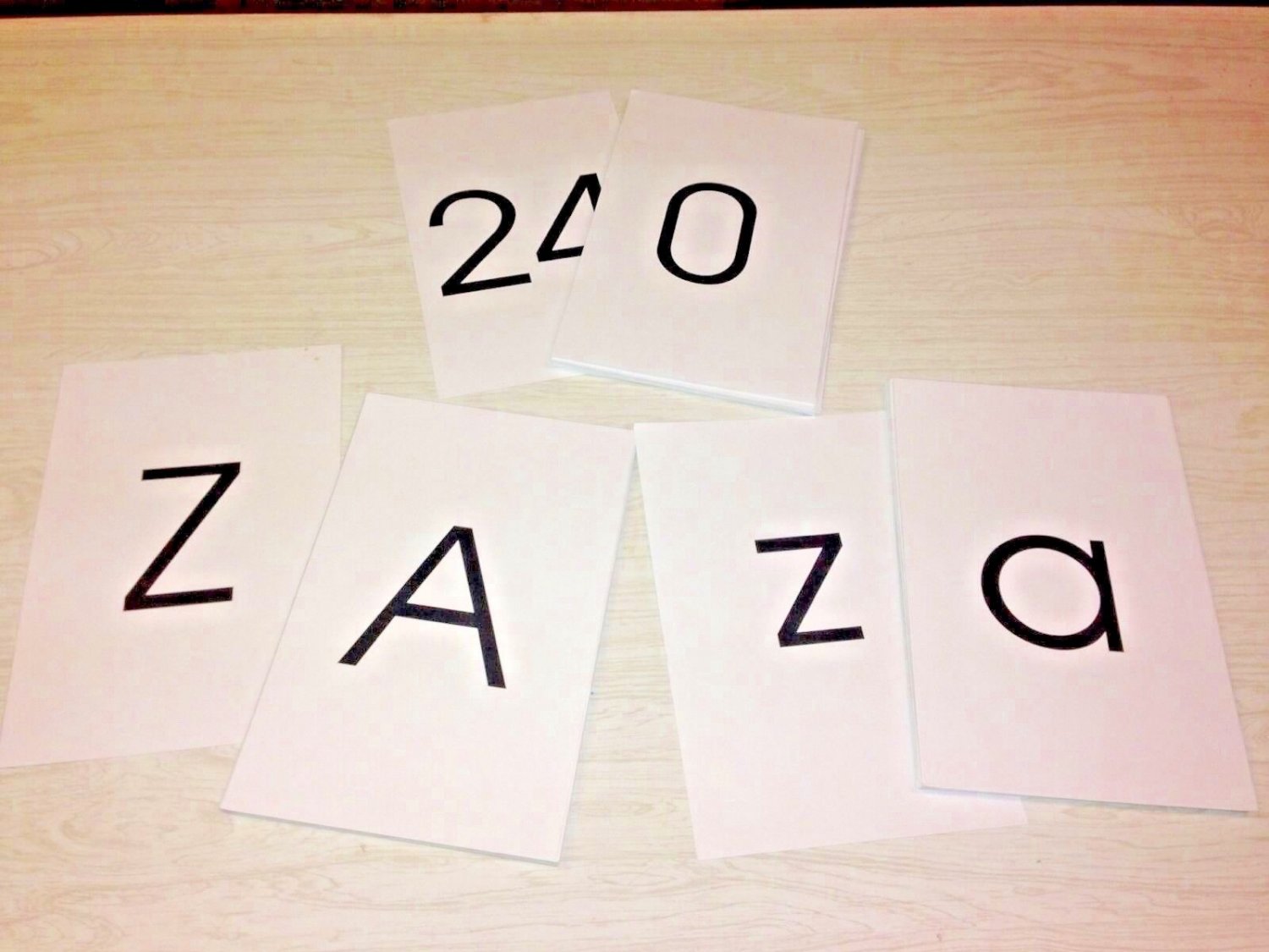 Classroom Flashcard Set - 78 Large Flash Cards - Pre-school - ABC & NUMBERS