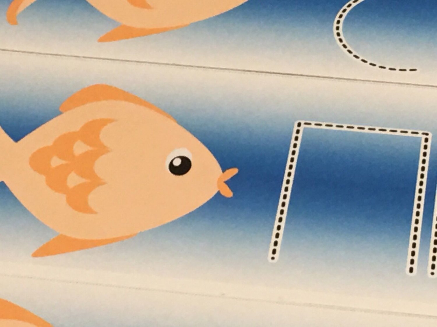 Goldfish - Shapes Tracing - Laminated Activity Set - Teaching Supplies