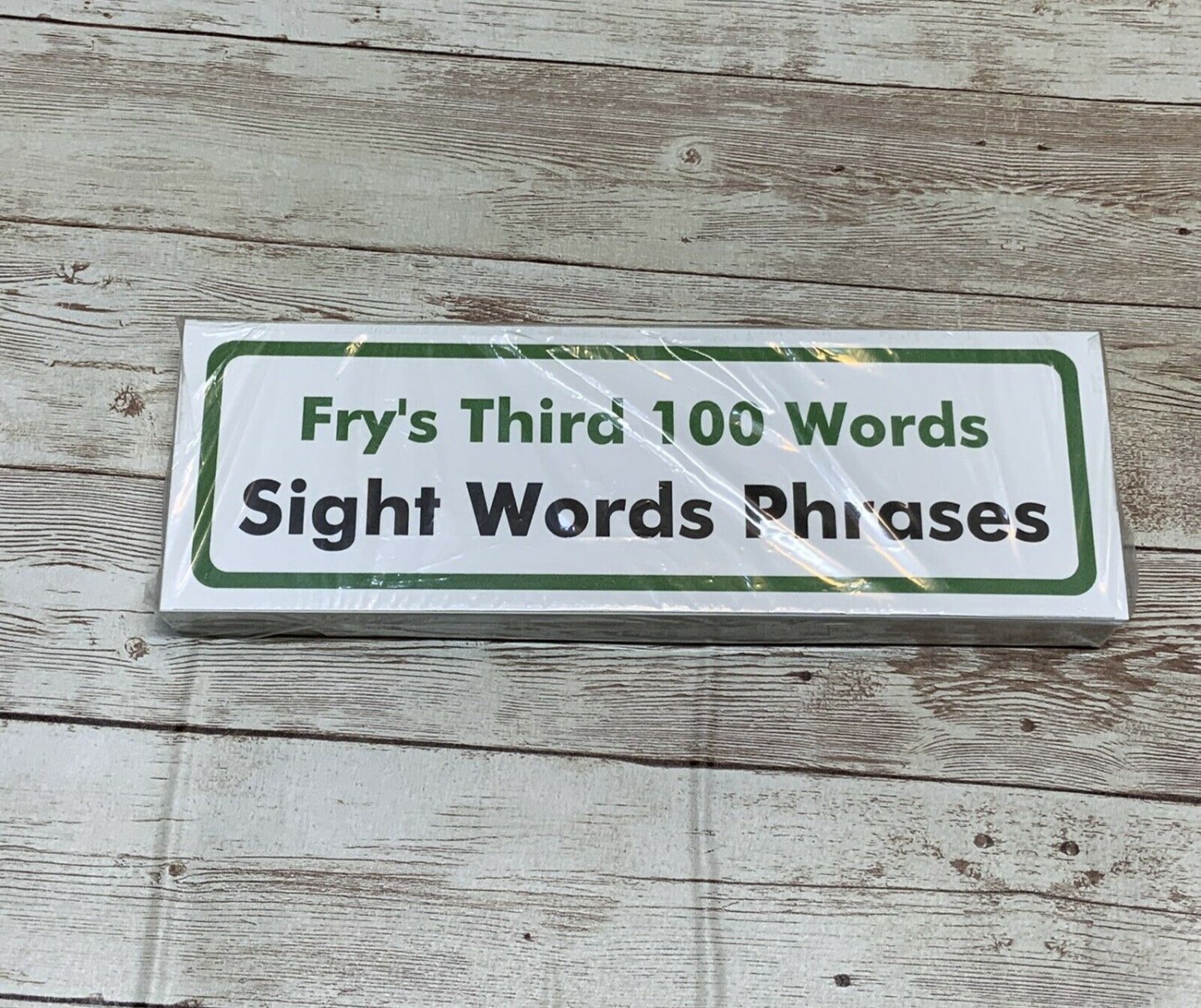 Fry's Third Hundred Phrases - Reading - Fry’s Phrase Cards - 100 cards