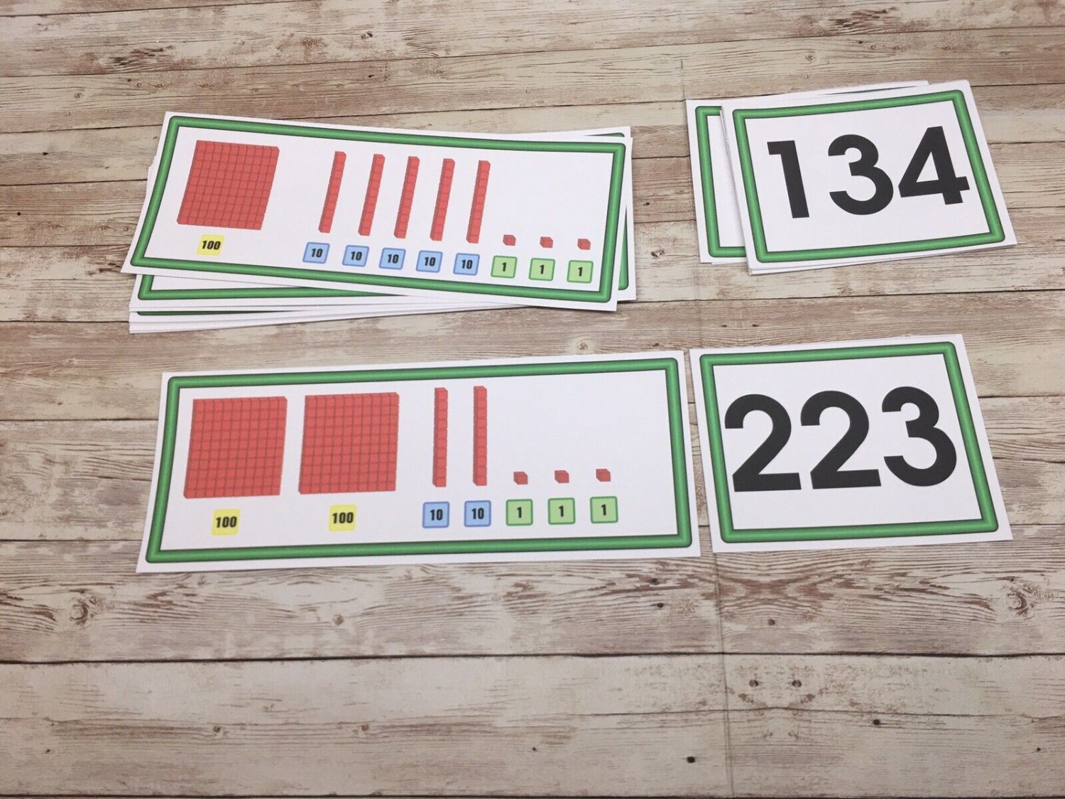 Counting Place Value 3 Digit - 20 Activity Mats & 20 Number Cards ...