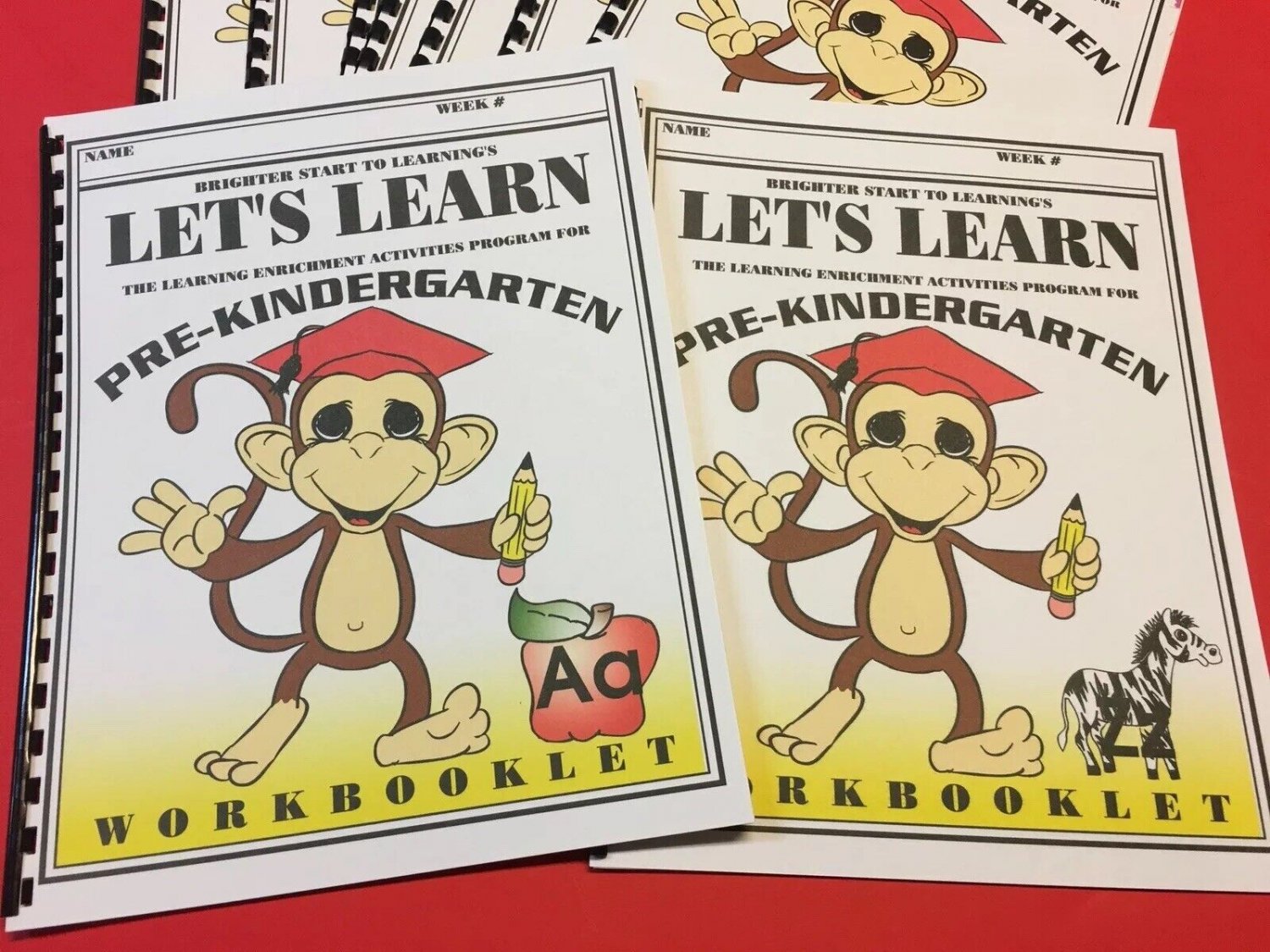 Letters A to Z - Let’s Learn Pre-Kindergarten Weekly Workbooklet (Pack ...