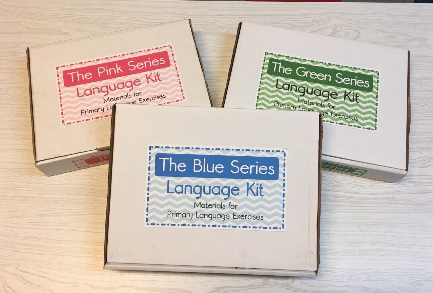 Preschool - The Pink, Blue & Green Series - 3 Complete Kits ...