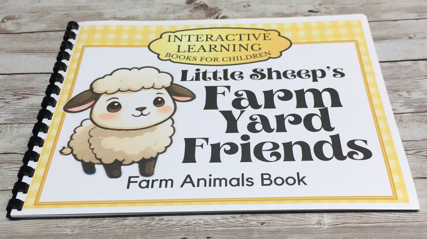 Interactive Learning Books for Children -Little Sheep’s Farmyard Friends